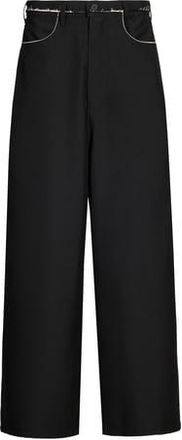 Camiel Fortgens Pantalon large effiloch&eacute;