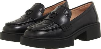 Coach Loafer - Leah Quilted Leather Loafer - Gr. 36 (EU) - in Schwarz - f&uuml;r Damen