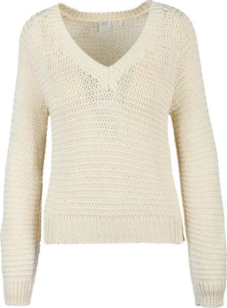 Marella Femme, Pulls, Beige, Taille: 42 FR Clacson V-neck Tricots