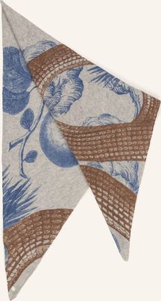 Friendly Hunting Friendly Hunting Dreieckstuch Aus Cashmere blau