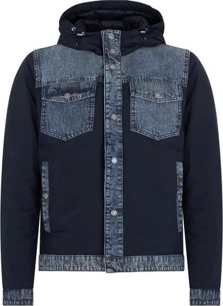 Moorer Homme, Vestes, Bleu, Taille: M Lothar Padded Jacket