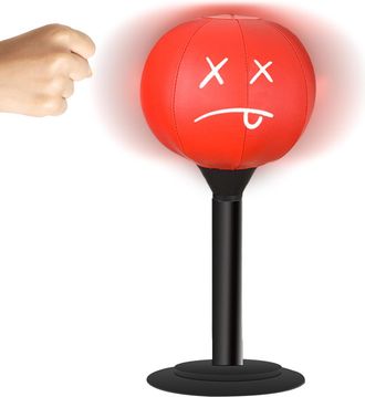 Generic Boxsack Schreibtisch,Absauggeschwindigkeit Tasche f&uuml;r Tischplatten,Schnellbound-Boxball | F&uuml;r Schlafzimmer Wohnzimmer Training Fitness Training Stress