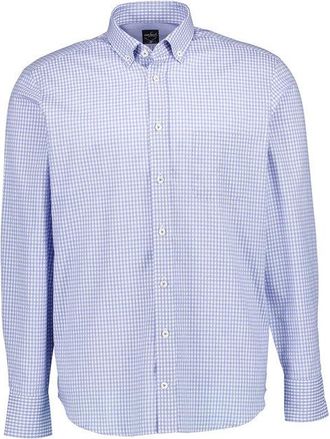 van Laack Herren Hemd blau kariert