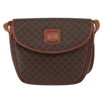 Celine Sac bandouli&egrave;re vintage en toile Pre-owned - Femme - Pre-owned - Brun - Taille: ONE Size