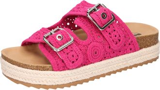 2Go Shoe Company Damen 8219-702 Schiebe-Sandalen, Fuchsia, 38 EU