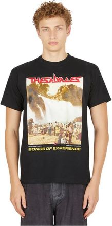 The Salvages Homme, Tops, Noir, Taille: M Voyager N.4 T-Shirt
