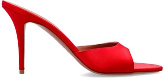Amina Muaddi Femme, Chaussures, Rouge, Taille: 38 1/2 EU Elodie Slipper 90