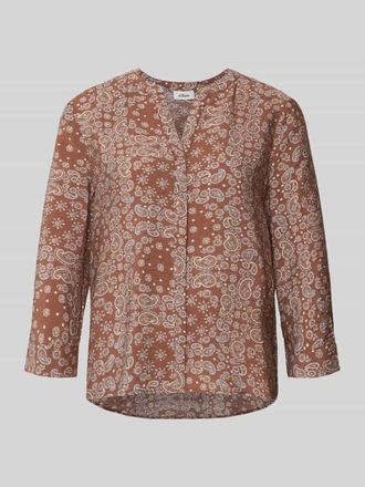s.Oliver Red Label Relaxed Fit Kurzarmbluse aus Viskose-Mix