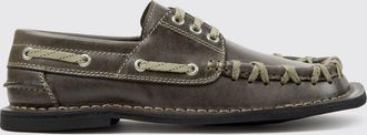 Camperlab Eki Bootsschuhe aus Leder mit Stickerei und asymmetrischer Spitze