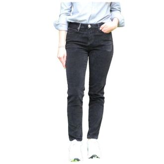 Islow Corduroy Slim 7/8 Hose - - Jeans - Damen - Schwarzk - W27