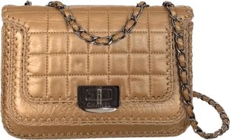 Chanel Crossbody Bags - Chanel Whipstitch Flap Bag Gold / gut - Gr. unisize - in Gold - für Damen