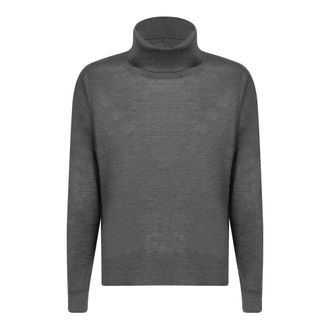 Blanca Vita Gerippter Rollkragenpullover - - Knitwear - Damen - Grau - S
