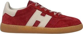 Hogan Femme, Chaussures, Rouge, Taille: 36 EU Cool Allacciato H