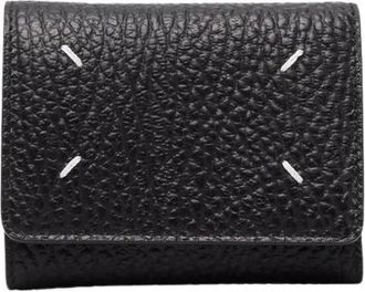 Maison Margiela Femme, Accessoires, Noir, Taille: ONE Size Portefeuille Trois Volets