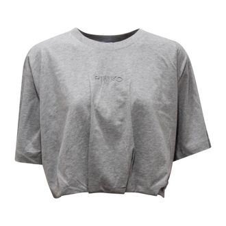 Pinko Pinko, Femme, Tops, Gris, Taille: 40 FR Maglia Torrone