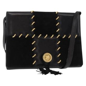 Ferragamo Sac bandouli&egrave;re en cuir Pre-owned - Femme - Pre-owned - Noir - Taille: ONE Size