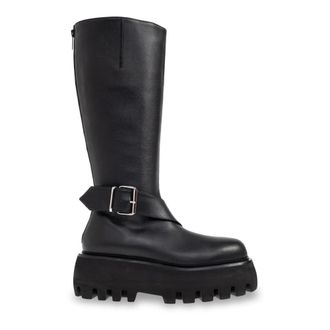 Alexander McQueen Leder Plateauschuhe Sofa - - Shoes - Damen - Schwarzk - 39 EU