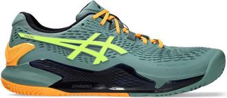Asics Herren Gel-Resolution 9 Padel Sneaker, Seladon/Sicherheitsgelb, 40 EU
