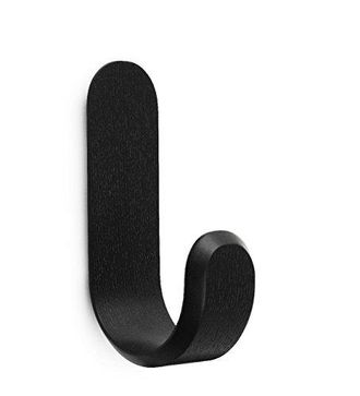 NORMANN COPENHAGEN Curve Gaderobenhaken Schwarz H: 17,7 x L: 5,3 x D: 10 cm