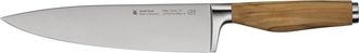 WMF Grand Wood Kochmesser 33,8 cm, Messer Holzgriff, Made in Germany, Olivenholzgriff, Messer geschmiedet, Küchenmesser Spezialklingenstahl, Performance C