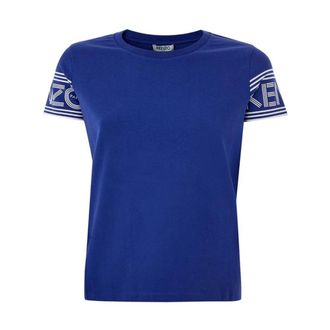 Kenzo Stylisches Baumwoll-Top - - Tops - Damen - Blau - 2XS