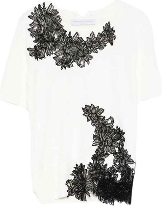 Ermanno Scervino Pull Col Rond - Blanc