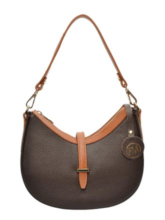 Roberta M Kastanienbraun Rindsledertasche