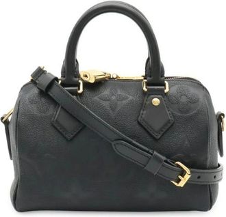 Louis Vuitton Pre-owned Speedy Bandouliere Monogram Empreinte Handbag - Femme - Pre-owned - Noir - Taille: ONE Size