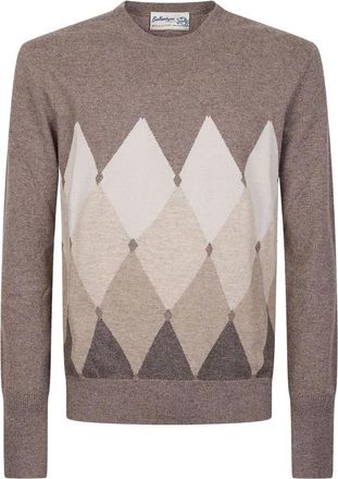 Ballantyne Homme, Pulls, Brun, Taille: XL Pull Argyle