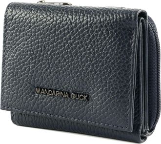 Mandarina Duck Damen Mellow Leather Wallet Reisezubehör-Brieftasche, Kleid Blue