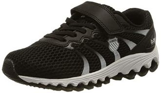 K-Swiss TUBESCOMFORT200STRAP Baskets pour homme, Noir/argenté/WHT, 33,5 EU