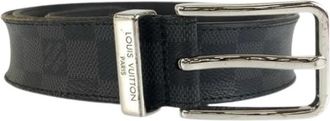 Louis Vuitton Pre-owned Damier Graphite G&uuml;rtel - - Pre-owned - Herren - Grau - ONE SIZE