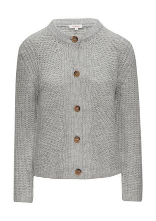 s.Oliver Cardigan Strickjacke Weicher Strickcardigan aus Alpakamix