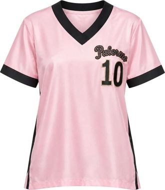 Dolce & Gabbana Seiden-T-Shirt - - Tops - Damen - Rosa - S