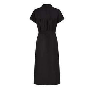 Tommy Hilfiger Leinenhemdkleid - schwarz