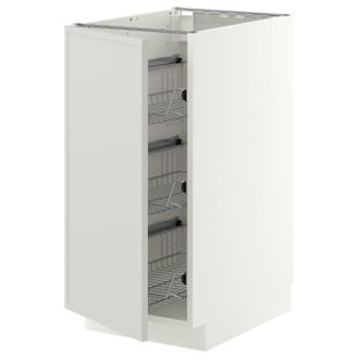 IKEA METOD Unterschrank mit Drahtk&ouml;rben