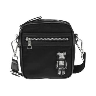 Neil Barrett Logo Nylon Crossbody Tasche - - Bags - Herren - Schwarzk - ONE SIZE