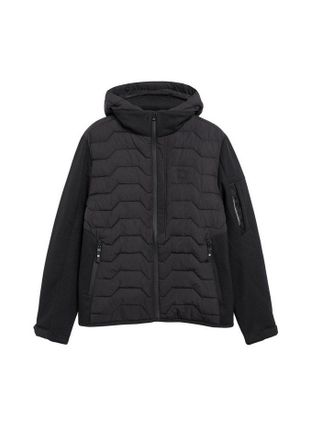s.Oliver Winterjacke Outdoor-Jacke Sportive Outdoor-Jacke im Fabricmix mit Kapuze