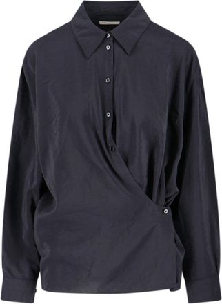 Christophe Lemaire Drapiertes Hemd