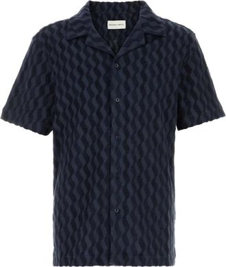 Frescobol Carioca Roberto Terry Baumwollhemd - - Shirts - Herren - Blau - XL