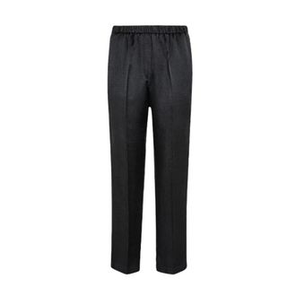 Forte_Forte Damen, Hosen, Schwarzk, MGr&ouml;&szlig;e