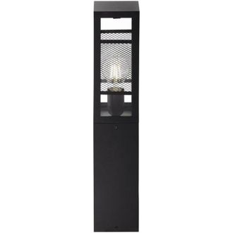 Brilliant Lampe, lampe de base dext&eacute;rieur Getta 50cm noir, m&eacute;tal / plastique, 1x A60, E27, 40W, lampes normales (non incluses), a ++ - Brilliant