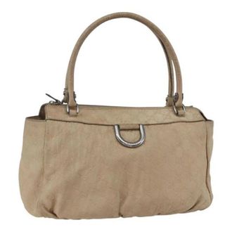 Gucci Sac &agrave; main en toile Pre-owned - Femme - Pre-owned - Beige - Taille: ONE Size