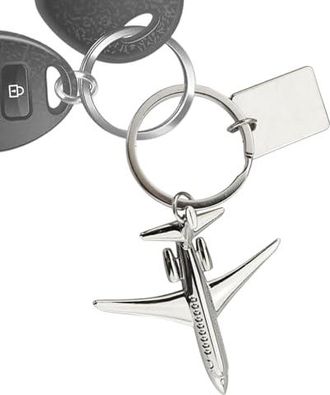 Generic Porte-cl&eacute;s mod&egrave;le davion, porte-cl&eacute;s davion, porte-cl&eacute;s grav&eacute; en m&eacute;tal davion, exquis porte-cl&eacute;s cr&eacute;atif unique &agrave; l&eacute;preuve des mouches