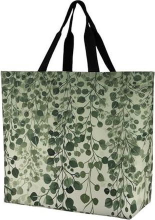 Generic Plantes Vertes Sac Courses L&eacute;ger Sacs De Courses D&eacute;contract&eacute; Sac Fourre Tout Pour Shopping Universit&eacute; Plage