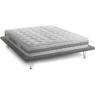 Talamo Italia Einzelmatratze Sophie, Herausnehmbare Matratze aus Memory Foam und Waterfoam, 100% Made in Italy, Anti-Milbe und hypoallergen, Cm 80x190 h21 - Talamo