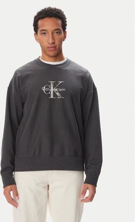 Calvin Klein Jeans Sweatshirt LV04RH207G Schwarz Regular Fit