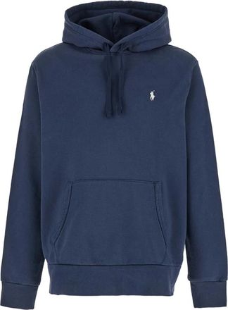 Polo Ralph Lauren Washed Horse Hoodie - - Sweatshirts & Hoodies - Herren - Blau - M