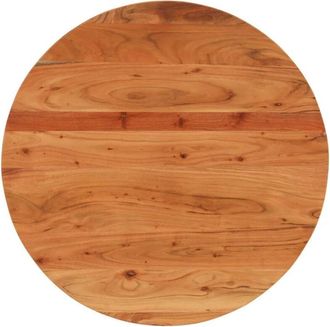 vidaXL Vidaxl - Dessus de table &Oslash;70x2,5 cm rond bois massif dacacia