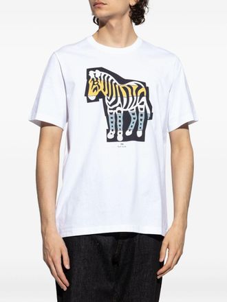 Paul Smith Zebra-Print T-shirt - White